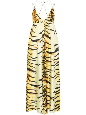 Nanushka Zebra-print Maxi Dress