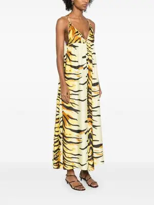 Nanushka Zebra-print Maxi Dress