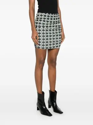 Nanushka Geometric-print Mini Skirt