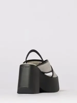 VIC MATIE Heeled Platform Sandals - Black