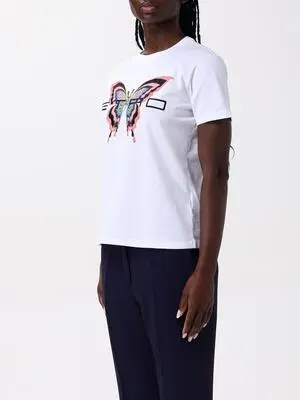 Etro T-shirt With Butterfly Graphic - Multicolor