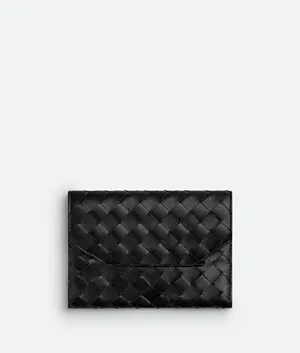 BOTTEGA  VENETA Intrecciato Cable Case - Black