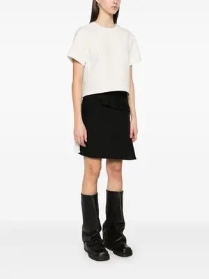 Sacai Contrast-panel T-shirt