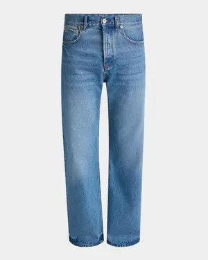 Jacquemus Jacquemus Straight-Leg Jeans - Blue/tabac