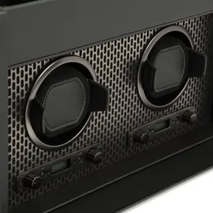 Wolf Axis Double Watch Winder With Storage