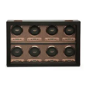Wolf Axis 8 Piece Watch Winder - Copper