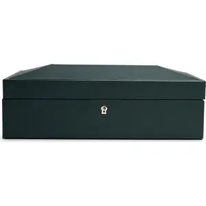 Wolf 10 Piece Watch Box - Green