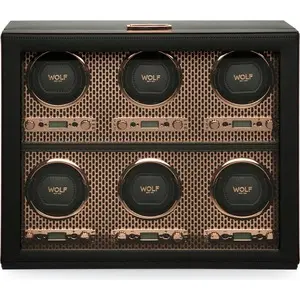 Wolf Axis 6 Piece Watch Winder - Copper