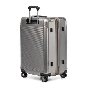 TRAVELPRO Platinum Elite Hardside Expandable 25" Medium Checked Spinner Luggage - Metallic Sand
