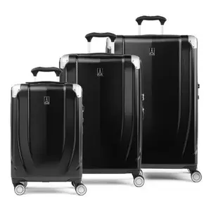 TRAVELPRO Pathways 3 Hardside Expandable 3 Piece Spinner Luggage Set - Black Knight