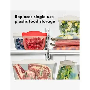 OXO Reusable Silicone Stand-up Snack Bag
