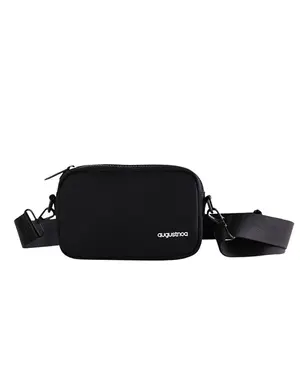 AUGUSTNOA Fanny Pack Crossbody Bag - Black