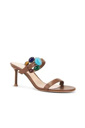 GIANVITO ROSSI Nappa Mule Sandal