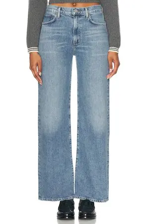 AGOLDE Harper Mid-rise Relaxed Straight Jeans - Flash