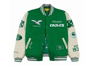 GOLF LE FLEUR Golf Wang X Nfl Eagles Letterman Jacket
