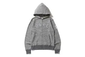 A BATHING APE Melange Full Zip Hoodie