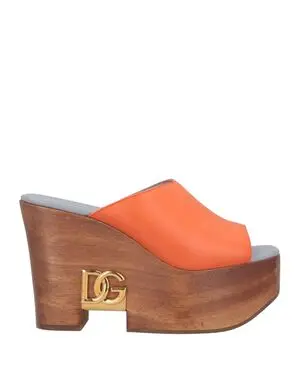 Dolce & Gabbana Calfskin Slide Sandals