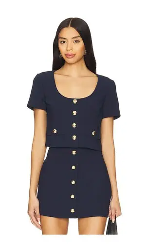 Amanda Uprichard Pocket Blouses