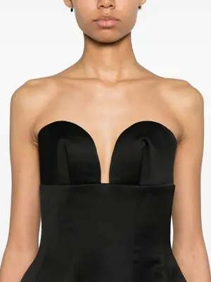 MONOT Satin Corset Maxi Dress