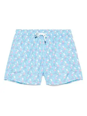Fedeli Madeira Swim Shorts Blue