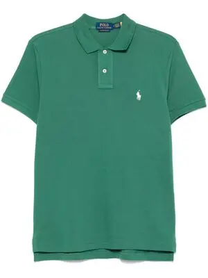 Polo Ralph Lauren Polo Pony Embroidered Polo Shirt - Green