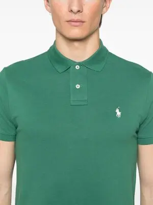 Polo Ralph Lauren Polo Pony Embroidered Polo Shirt - Green