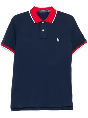 Polo Ralph Lauren Polo Pony-embroidered Polo Shirt - Blue