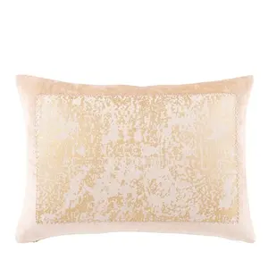 Donna Karan New York Distressed Decorative Pillow - Gold