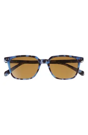 Eyebobs Eyebobs C Suite 50mm Polarized Square Sunglasses Robin's Egg Tortoise/brown