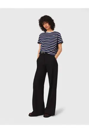 Maje Suit Trousers With Pintucks