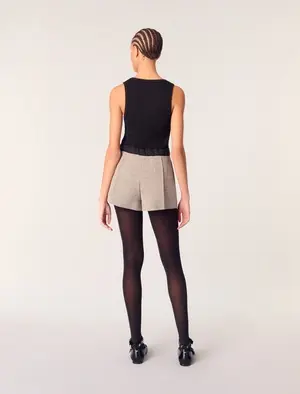 Maje Viscose Suit Shorts