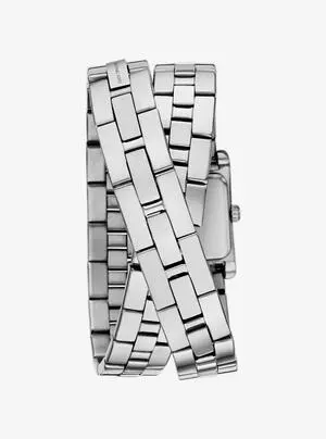 Michael Kors Tone Double Wrap Watch
