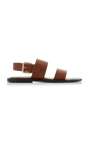 Co Co Leather Sandals Brown