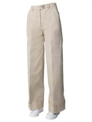 Aspesi Wide Leg Pants - Beige