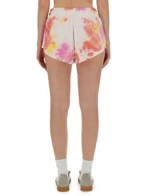 MSGM Tie Dye Bermuda Shorts - Multicolour