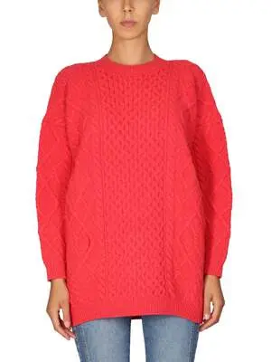 Stella McCartney Wool Crew Neck Sweater - Red