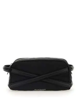 Alexander McQueen Beauty Case With Logo - Black