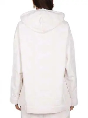 Marc Jacobs Monogram Hooded Sweatshirt - White