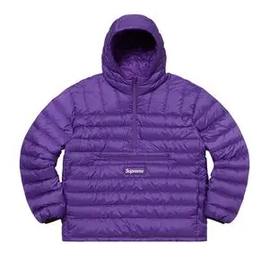 Supreme Micro Down Half Zip Hooded Pullover