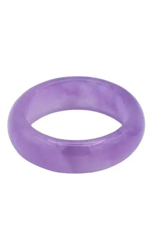 SEREE Lilac Jade Ring - Purple