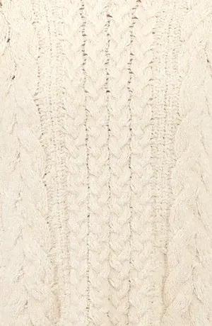House Of Cb Jasper Chenille Cable Cotton-blend Sweater
