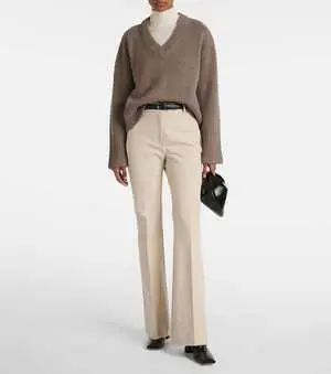 JOSEPH Tafira Mid-rise Flared Pants
