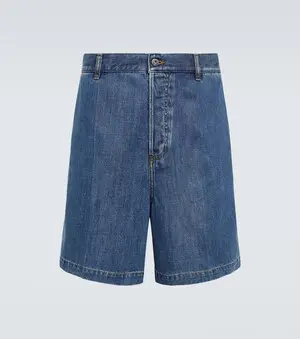 Valentino Garavani Denim Bermuda Shorts - Blue