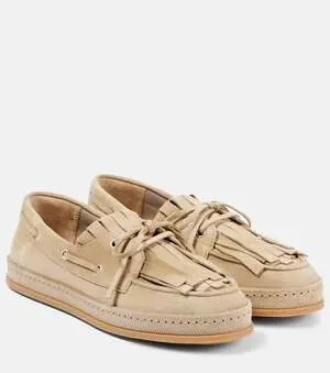 Hogan Almond Toe Flats For Women
