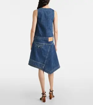 JW Anderson Denim Wrap Dress - Blue