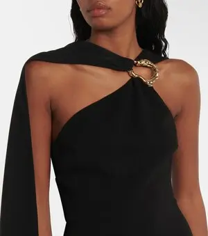 Roland Mouret Asymmetric Caped Gown
