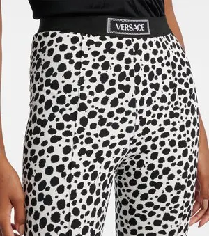 Versace Leopard-print Leggings