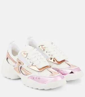 ROGER VIVIER Viv' On The Run Sneakers - Pink