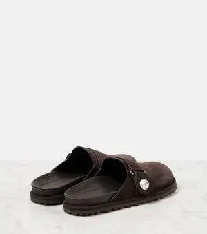 JIMMY CHOO Fayence Suede Sandals - Brown