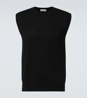 Dries Van Noten Cotton Sweater Vest